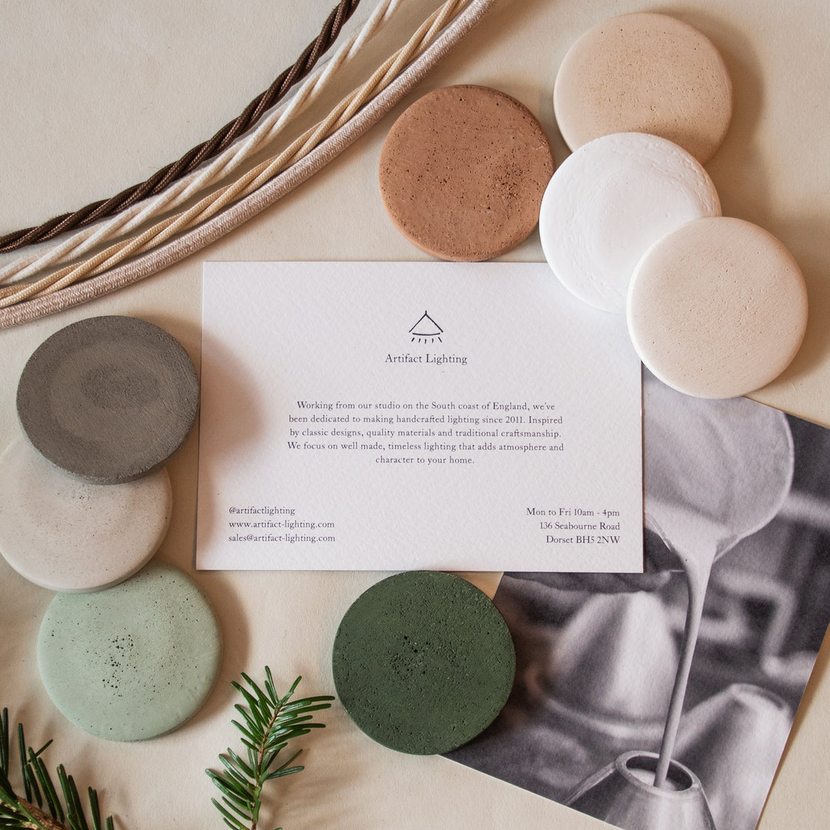 Rocco Sample Box – Artifact Lighting